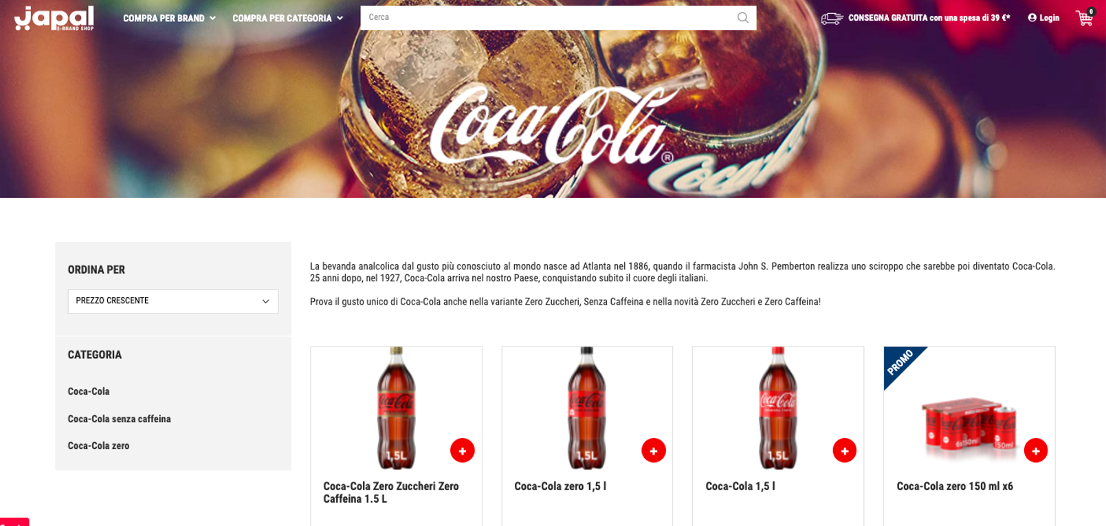 Japal firma un accordo con Coca Cola HBC Italia | DCommerce.it