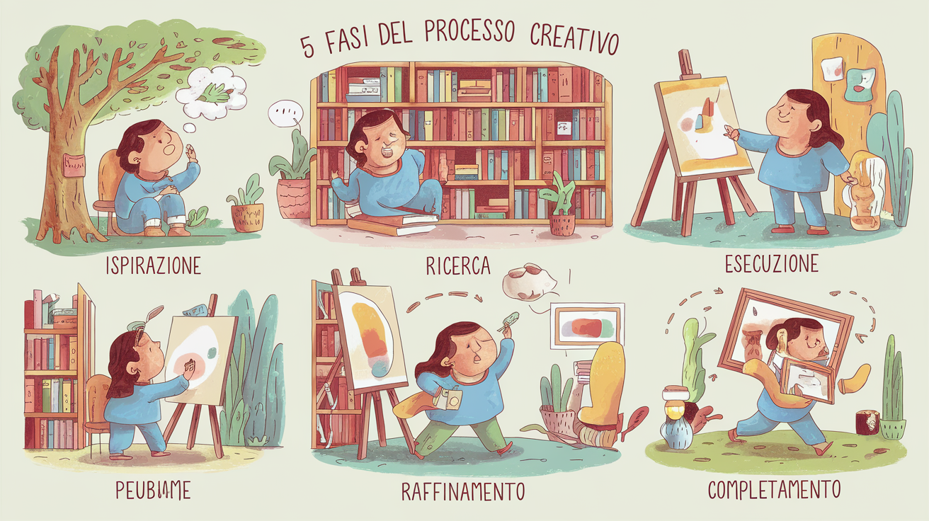 Le 5 fasi del processo creativo | DCommerce.it